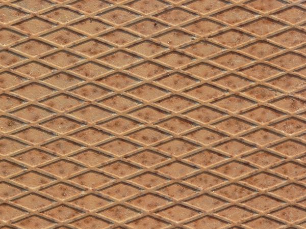 brown diamond metal tread 0015 - Texturelib